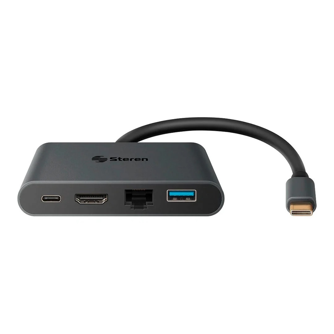 Adaptador Steren Usb 5290 Usb C A Hdmi Usb 3 0 Usb C Ethernet Rj45