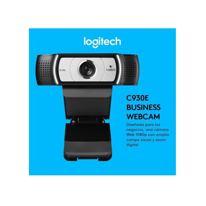 CAMARA WEB LOGITECH C930E BLACK BUSINESS 1920X1080 ZOOM 4X - SYSTEMarket