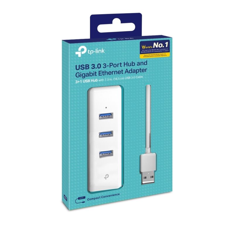 HUB TPLINK UE330 USB 2EN1 USB LAN GIGABIT - SYSTEMarket